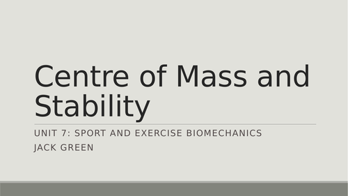 Biomechanics in Sport and Exercise Science (SOW & Lessons) | Teaching ...