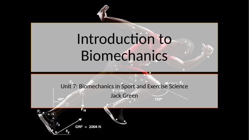 Biomechanics in Sport and Exercise Science (SOW & Lessons) | Teaching ...