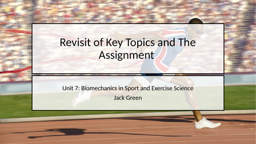 Biomechanics in Sport and Exercise Science (SOW & Lessons) | Teaching ...