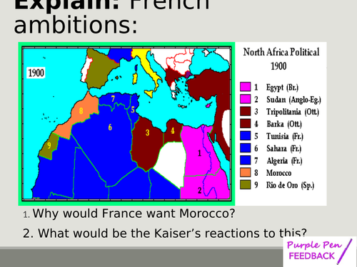 Conflict & Tension Lesson 6: The Moroccan Crisis: 1905 | Teaching Resources