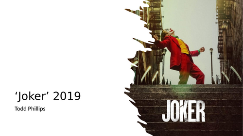 'Joker' Film Study | Teaching Resources