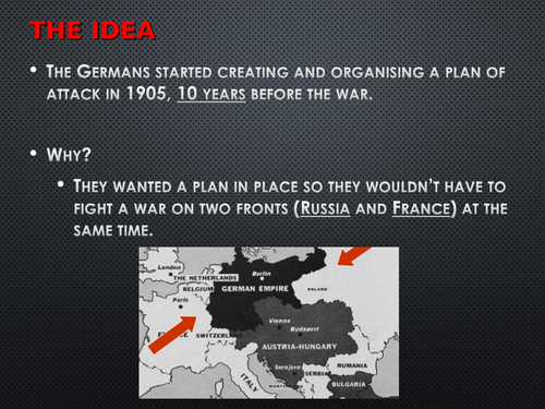 Conflict & Tension Lesson 13: The Schlieffen Plan | Teaching Resources