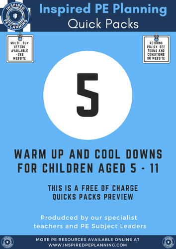 5 PE Warm Up and Cool Down Activities for 5 - 11 year olds | Teaching ...
