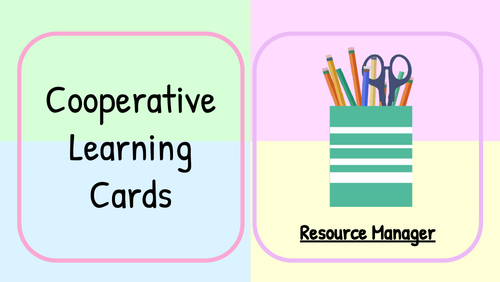 Cooperative Learning Job Cards | Teaching Resources