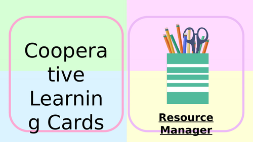 Cooperative Learning Job Cards | Teaching Resources