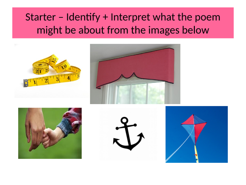 Mother Any Distance Full Lesson | Teaching Resources