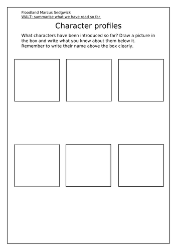 Whole Class guided reading KS2 Floodland Marcus Sedgwick | Teaching ...