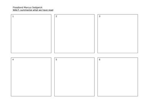 Whole Class guided reading KS2 Floodland Marcus Sedgwick | Teaching ...