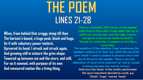 The Prelude (extract) - William Wordsworth - Double Lesson! | Teaching ...