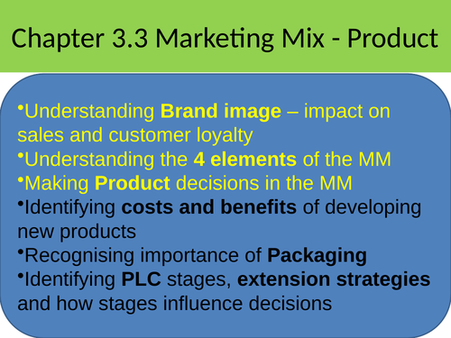 CIE iGCSE Business Unit 3: Marketing 1/2 | Teaching Resources