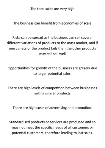CIE iGCSE Business Unit 3: Marketing 1/2 | Teaching Resources