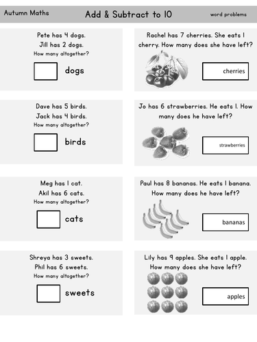 Year 1 Autumn Maths Revision | Teaching Resources