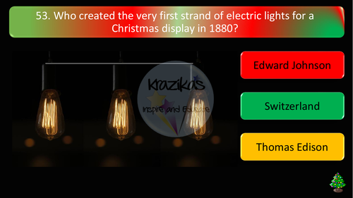 History Christmas Quiz | Teaching Resources