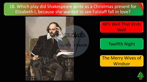 History Christmas Quiz | Teaching Resources