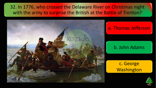History Christmas Quiz | Teaching Resources