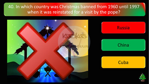 History Christmas Quiz | Teaching Resources