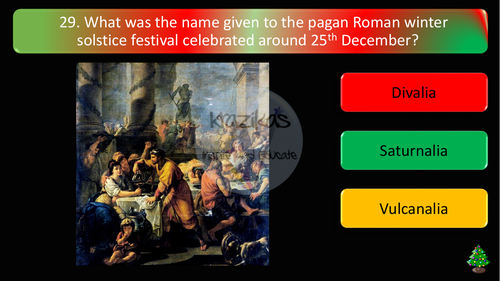 History Christmas Quiz | Teaching Resources