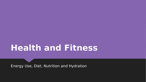 AQA GCSE PE Health and Fitness Lesson Content + Exam Questions ENERGY ...