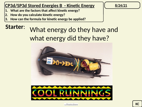 KS4 GCSE Physics EDEXCEL CP3/SP3 Conservation of Energy - 7 PowerPoints ...