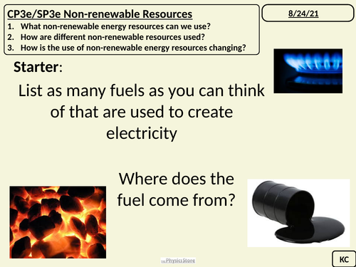 KS4 GCSE Physics EDEXCEL CP3/SP3 Conservation of Energy - 7 PowerPoints ...
