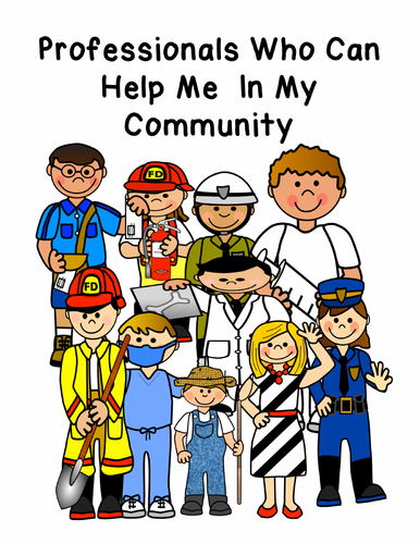 Professional people who can help us in our community | Teaching Resources