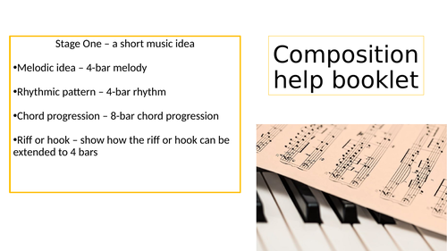 Music Composition Theory PPT BTEC Unit 4 | Teaching Resources