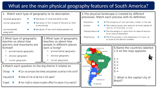 KS3 South America unit | Teaching Resources