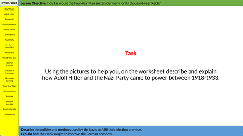 The Nazi's Four-Year Plan for the Economy | Teaching Resources