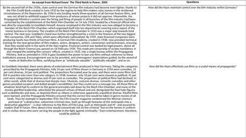 The Berlin Olympic Games, 1936 | Teaching Resources