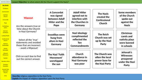 Christian Opposition to Hitler and the Nazis | Teaching Resources