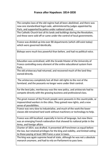 The French Revolution: Did it change France for the better? (End of ...