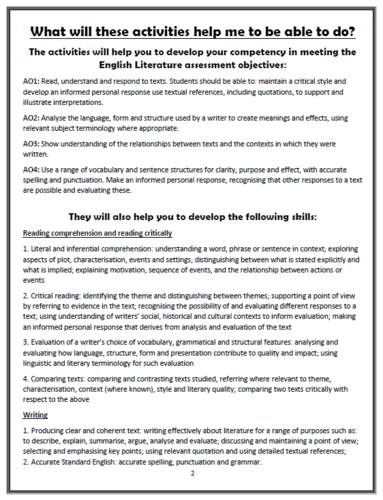 The Voice - Thomas Hardy - Comprehension Activities Booklet! | Teaching ...