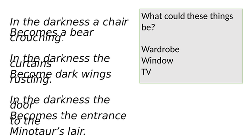 Suspense writing year 4 talk for writing the manor house unit ...