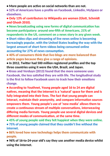OCR A Level Sociology GLOBALISATION & DIGITAL WORLD | Teaching Resources