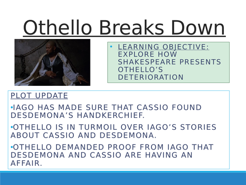 Othello KS3 Full SOW | Teaching Resources