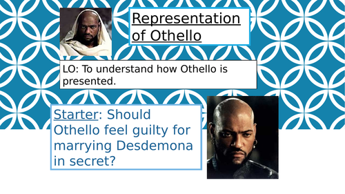 Othello KS3 Full SOW | Teaching Resources