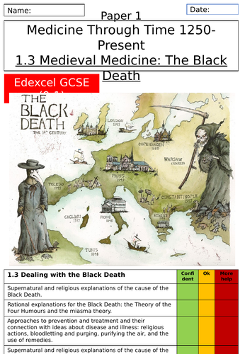 GCSE Medicine | Black Death | Teaching Resources