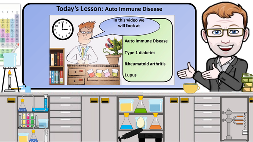 A Level Biology Autoimmune Diseases Lesson & Activities | Teaching ...