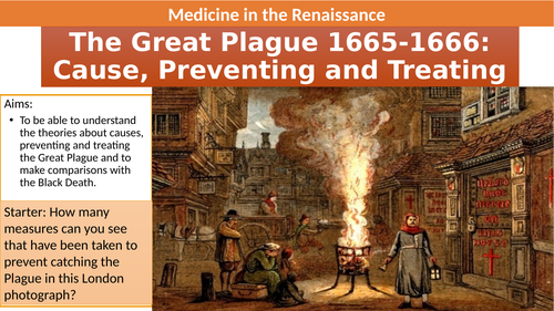 The Great Plague 1665-6 | Teaching Resources