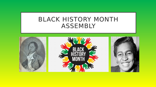 Black History Month UK Assembly | Teaching Resources