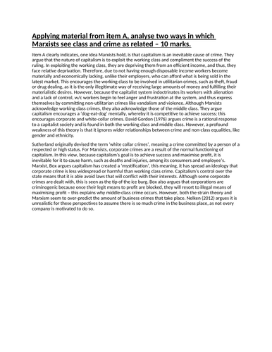 Crime And Devience Bundle Teaching Resources