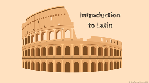 Introduction to Latin Powerpoint and Worksheet | Teaching Resources