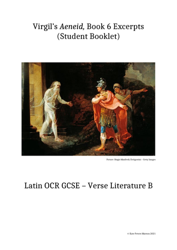 OCR Latin GCSE Verse Literature B Aeneid Booklet (2023 and 2024 Exams ... OCR Latin GCSE Verse Literature B Aeneid Booklet (2023 and 2024 Exams ...