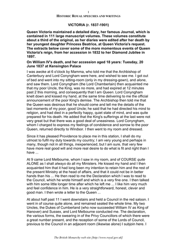 Queen Victoria Diary Writing | Teaching Resources