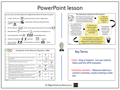 Soviet Invasion of Afghanistan GCSE History | Teaching Resources