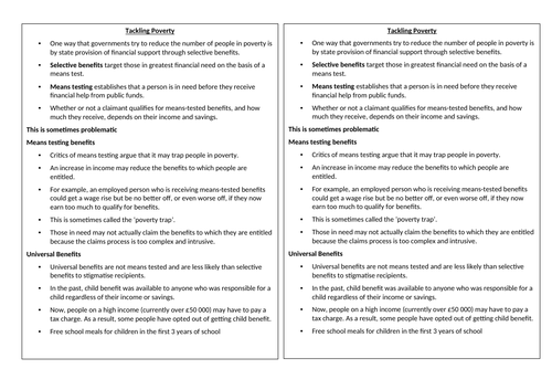 Poverty topic: Social Stratification AQA Sociology | Teaching Resources