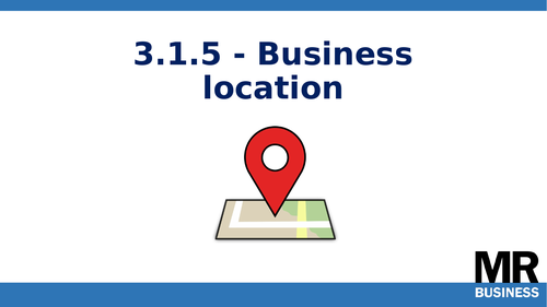 Business Location-Lesson (with activity) | Teaching Resources