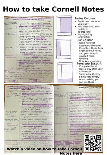 How to take Cornell Notes | Teaching Resources