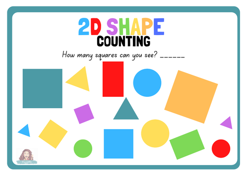 2D Shape Counting | Teaching Resources