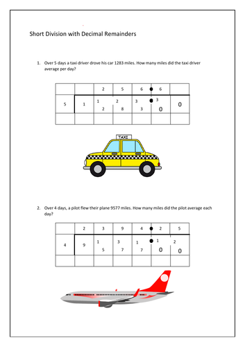 The Ultimate Maths Lesson Pack-Short Divison | Teaching Resources
